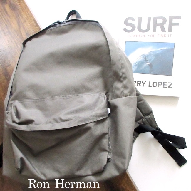 Ron Herman ロンハーマン デイリーユースに バックパック グレー 定価￥13.200 シンプル リュックサック デイパック(男性用 ...
