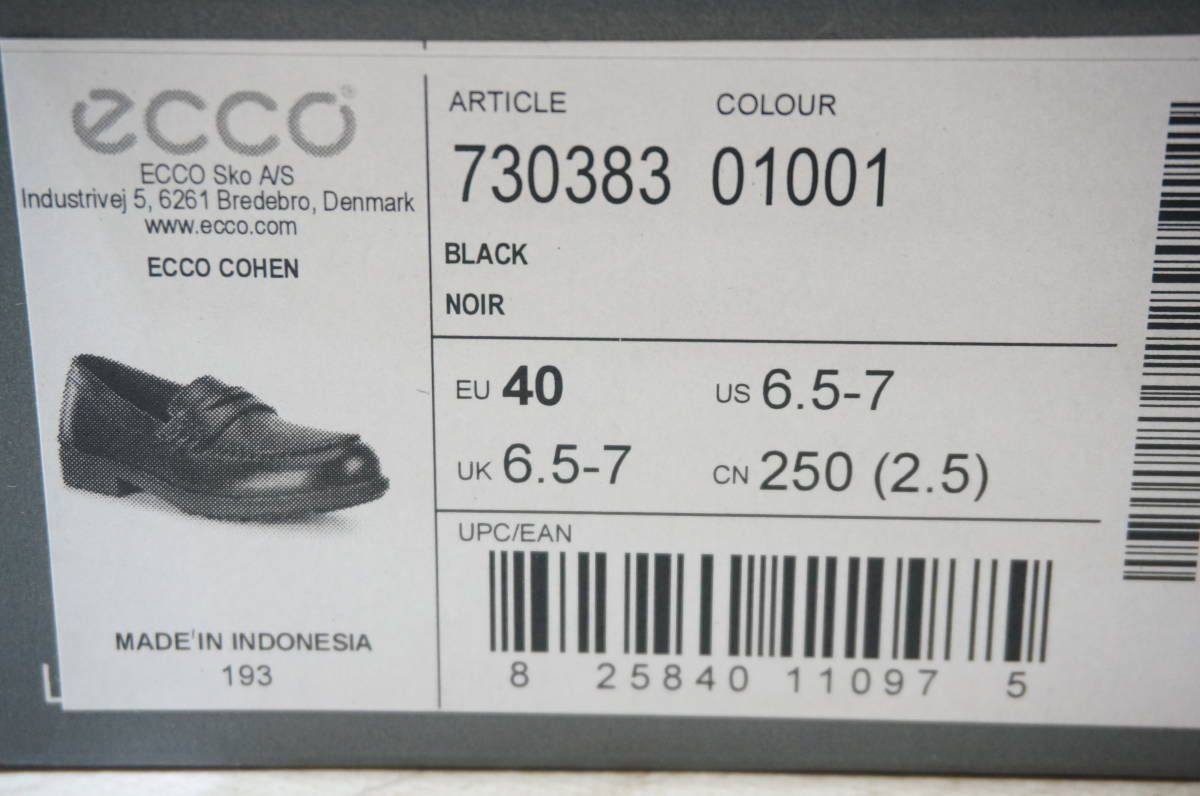 OR60.O ecco エコー ローファー ECCO COHEN BLACK NOIR サイズEU40/CN250 靴 くつ(その他)｜売買されたオークション情報、yahooの商品情報を ...