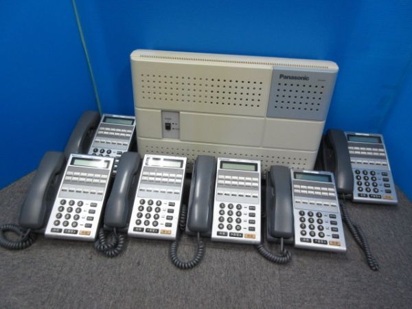 B4 Panasonic アクソルV824 主装置 VB-E250B ＆6キービジネスホン卓上×6台 プログラム作成表＆工事説明書 撤去迄使用(パナソニック)｜売買されたオークション情報 ...