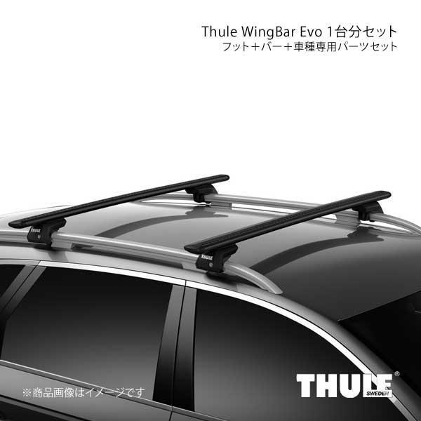 品 THULE WingBar Evo デリカD:5 H19/1〜 CV5W ルーフキャリア取付1台分セット TH754+TH7115B+THKIT1485 984-394bk-thulewb ...