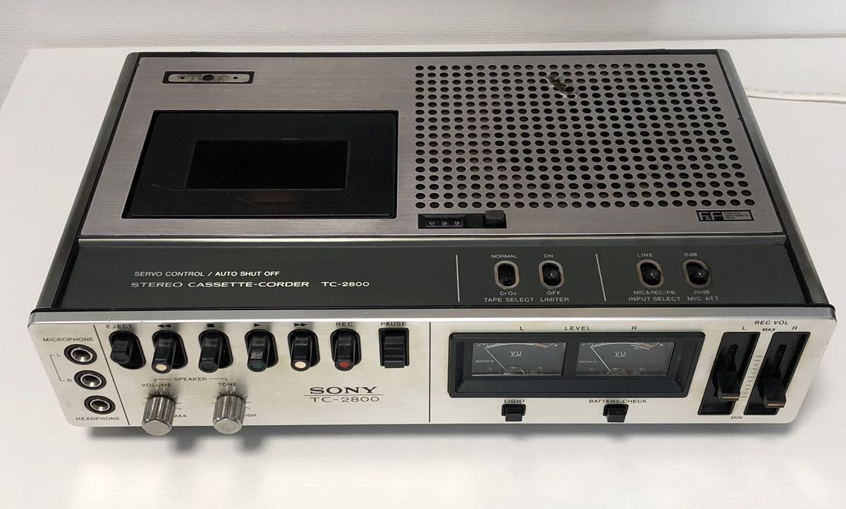 ジャンク品 SONY ソニー カセットレコーダー デンスケ TC-2800 本体のみ(一般)｜売買されたオークション情報、yahooの商品情報 ...