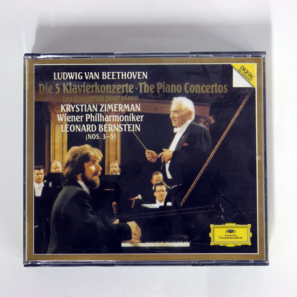 KRYSTIAN ZIMERMAN WIENER PHILHARMONIKER LEONARD BERNSTEIN/BEETHOVEN : THE PIANO CONCERTOS ...