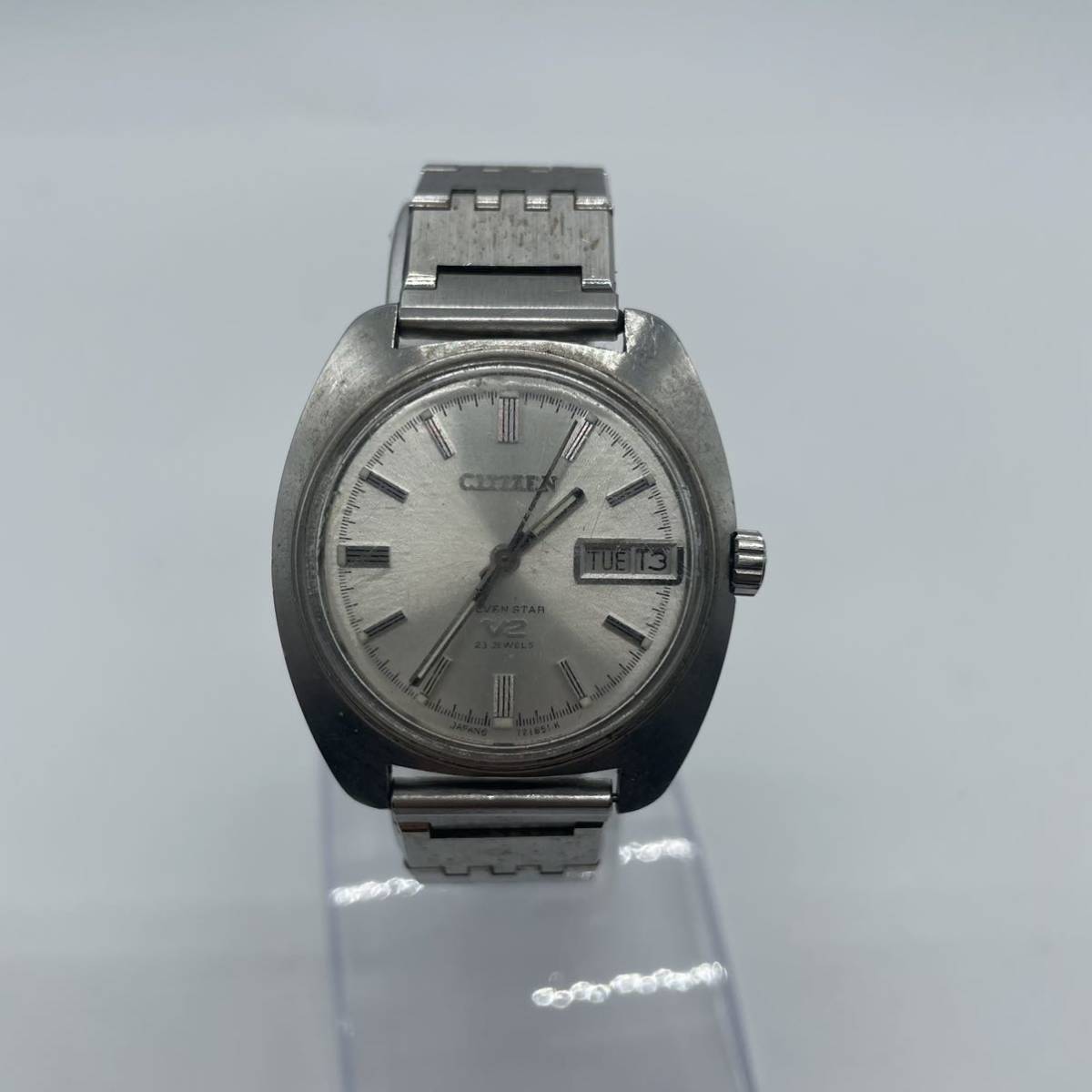 CITIZEN シチズン SEVEN STAR V2 セブンスターV2 自動巻き 23石 4-721250 不動品 デイデイト メンズ腕時計 ...