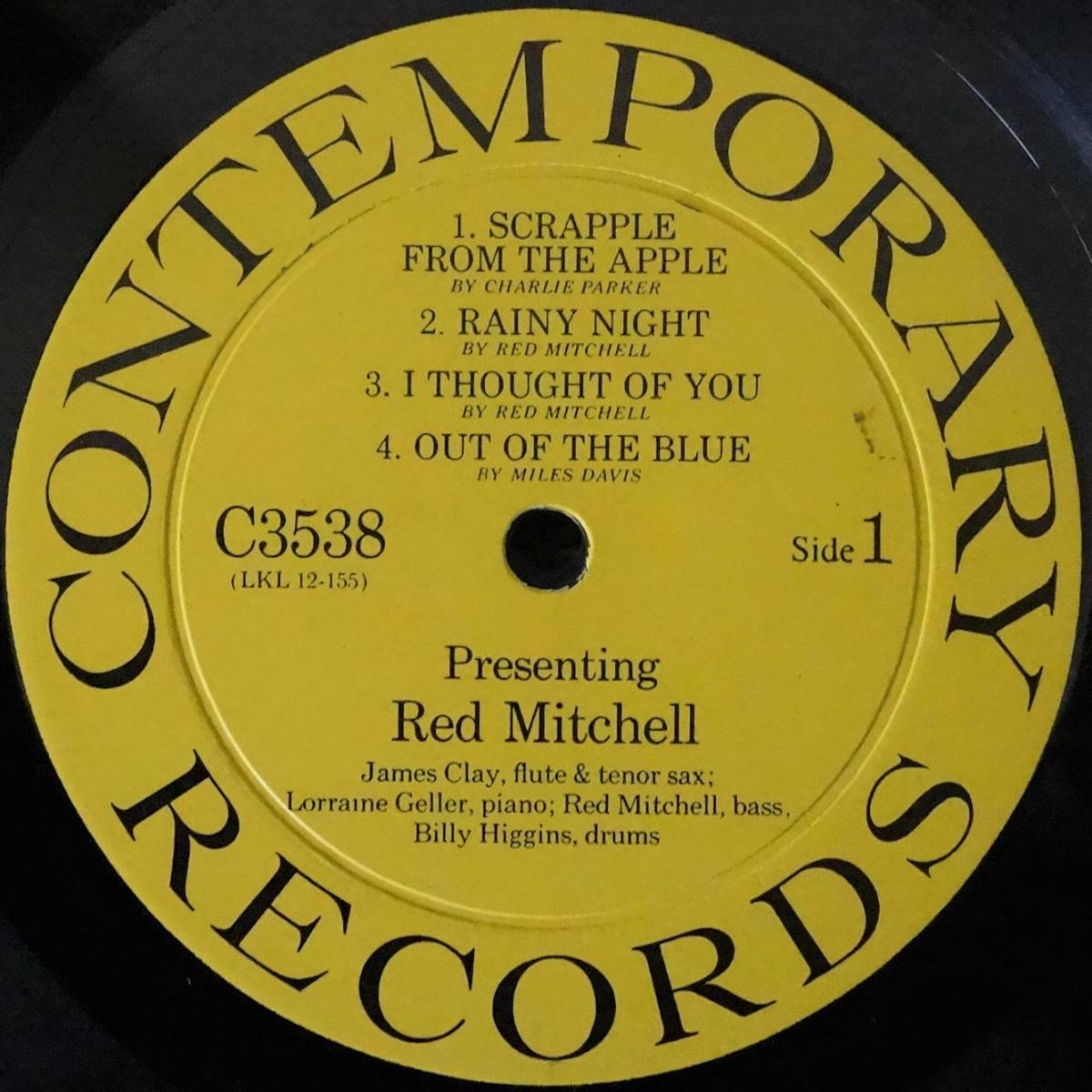 US オリジナル MONO Contemporary Red Mitchell - Presenting Red Mitchell(ジャズ一般 ...
