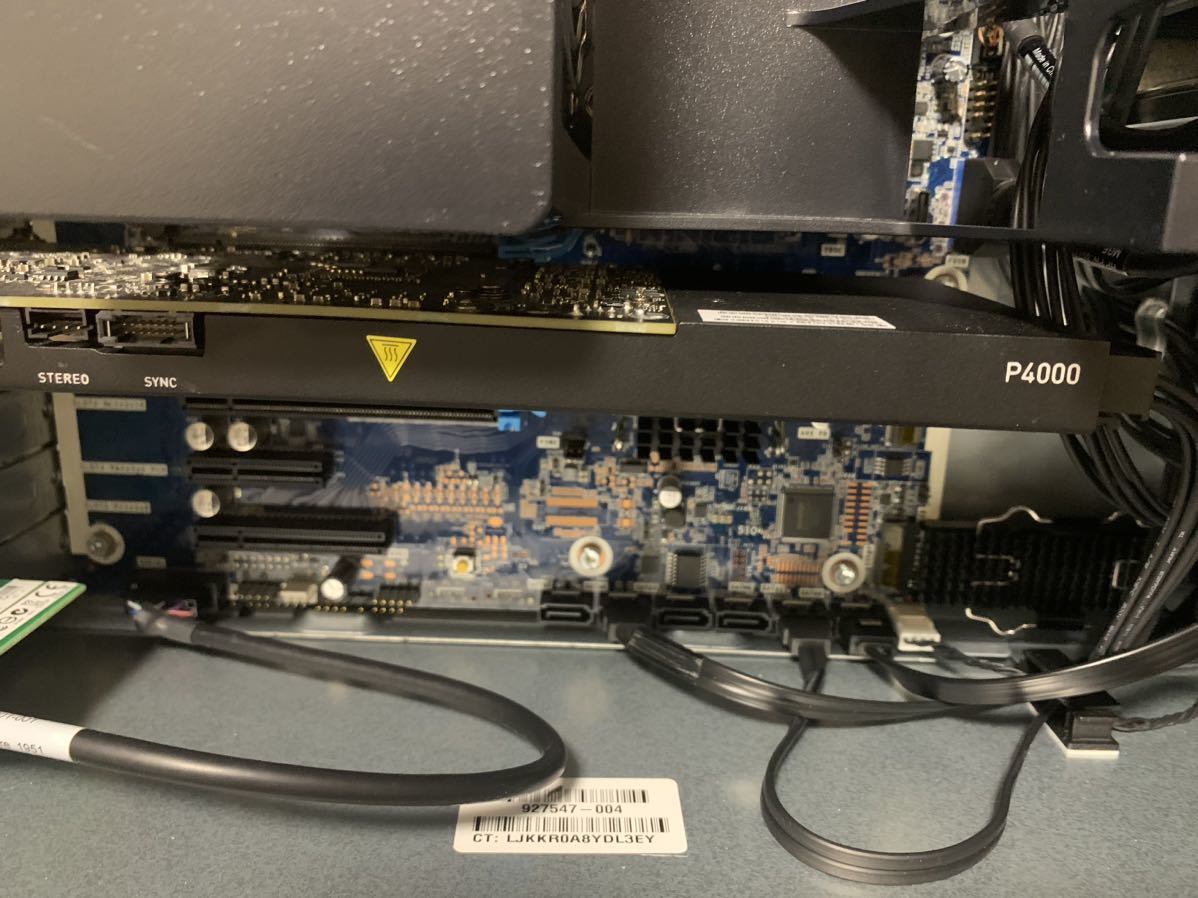 HP Z4 G4/ Xeon W-2145強い/64GB ECC registered/ 1TB ssd nvme 980 Samsung ...