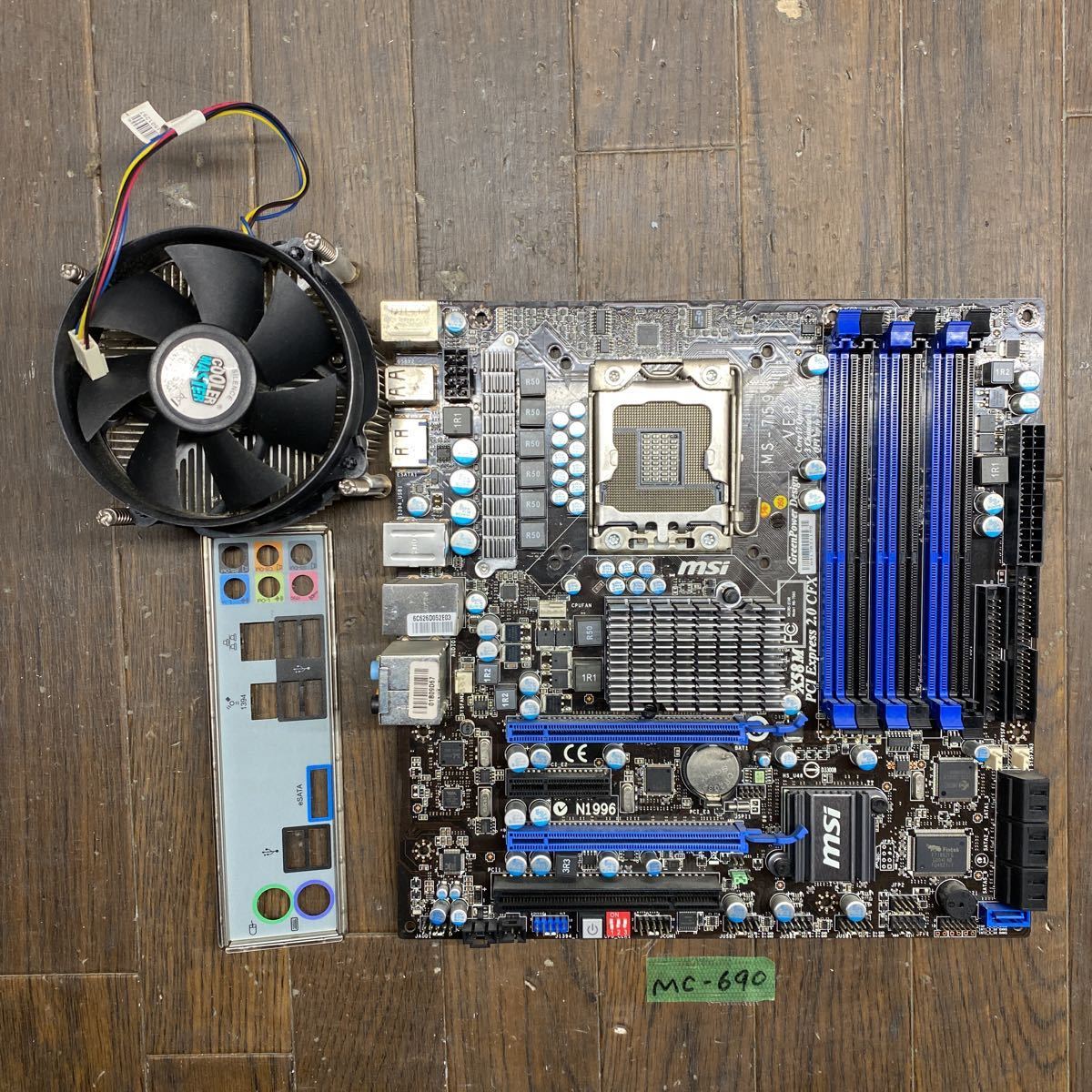 MC-690 激安 マザーボード msi X58M LGA1366 BIOS立ち上がり確認済み ジャンク(MSI)｜売買されたオークション情報、yahooの商品情報をアーカイブ公開 ...
