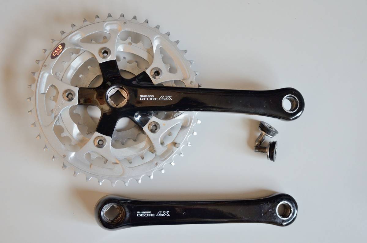 シマノ shimano Deore LX クランクセット FC-M563 スクエア(クランク)｜売買されたオークション情報、yahooの商品 ...