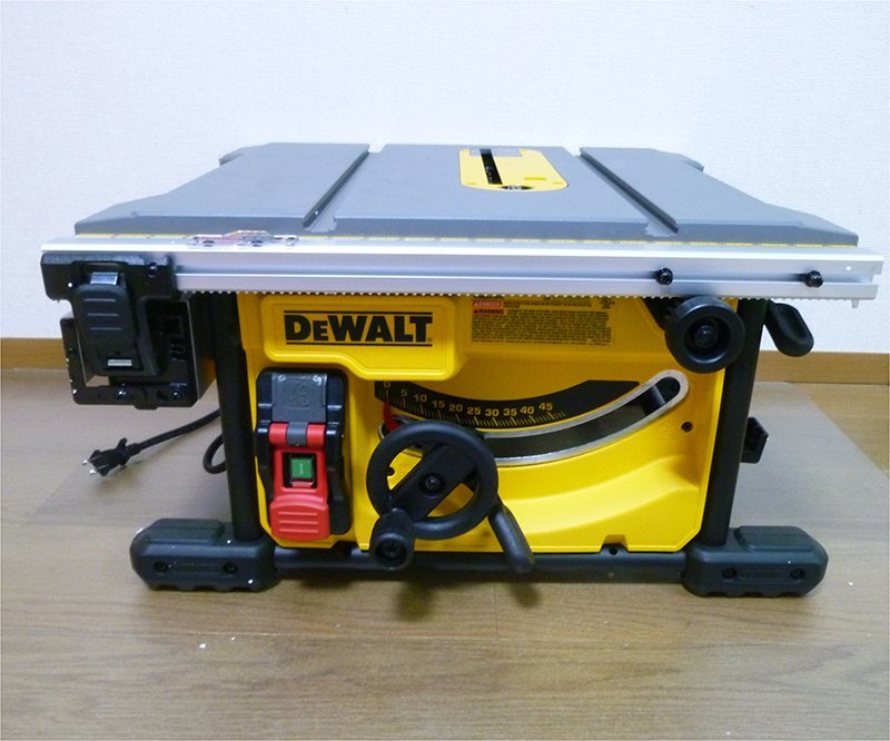 訳あり条件付き DEWALT デウォルト DWE7485 8-1/4インチ コンパクトテーブルソー 24.5インチ最大破断高(切断機一般 ...