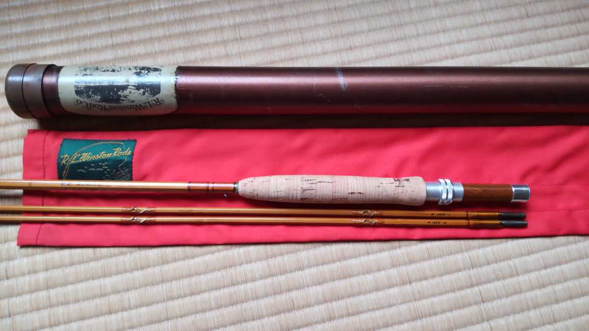 Winston bamboo rod 8ft 2pcs 2tip #4 5 ウインストン Serial #1888 Glenn ...