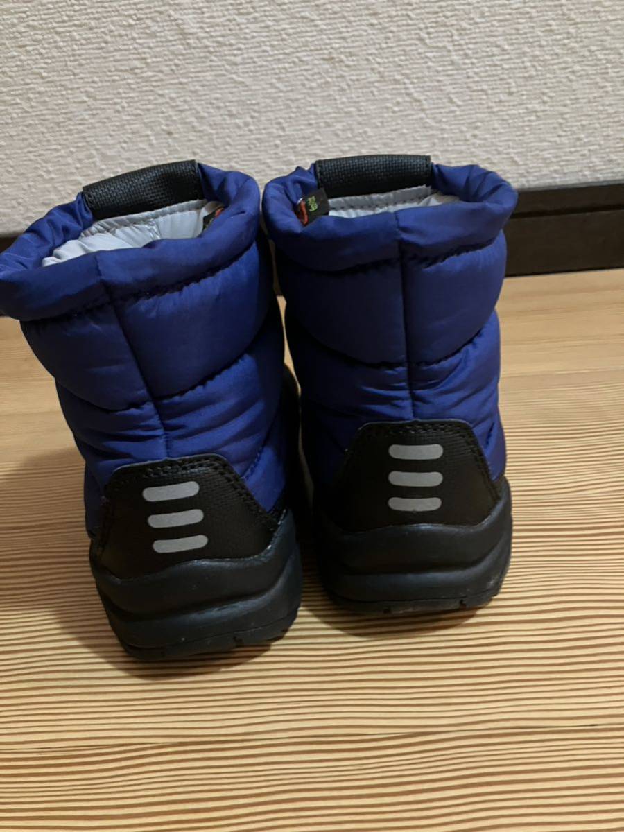 THE NORTH FACE K Nuptse Bootie VI ノースフェイスキッズ ヌプシブーティ 15cm ブルー ノースフェイス ...