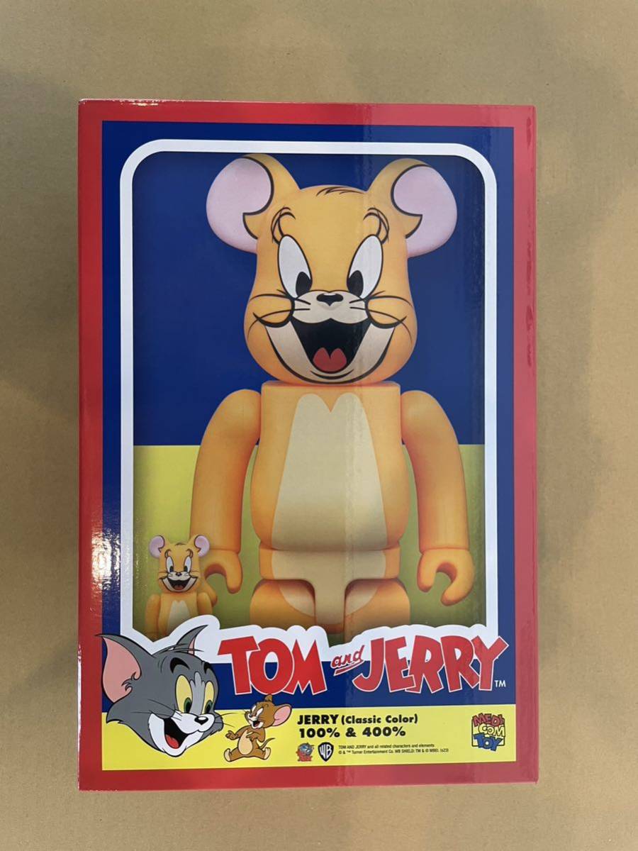 BE@RBRICK JERRY Classic Color 100％ & 400% TOM AND JERRY MEDICOM TOY ベア ...