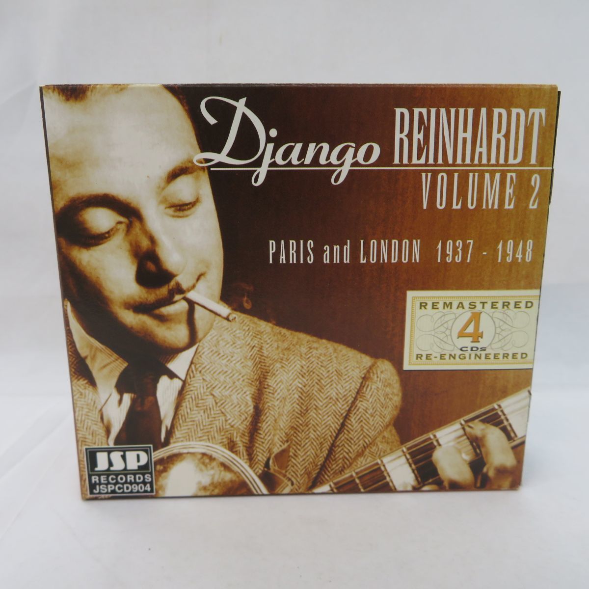 外E0312 4CD-BOX ジャンゴ レオンハルト / Django Reinhardt Volume 2 Paris And London ...