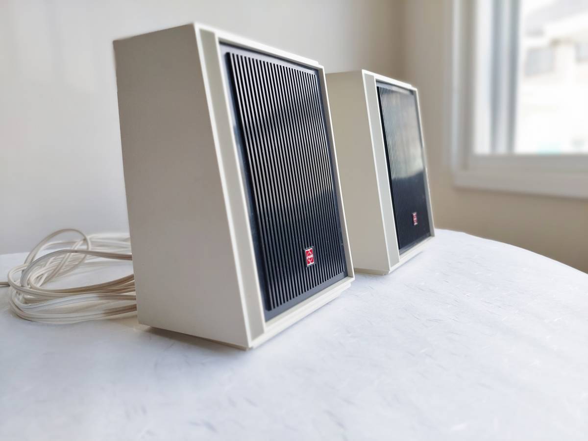 テクニクス10cmフルレンジ+SF440のスピーカーボックス×ペア⌒ ⌒組ん みました/音出ます コード4m以上×2本 昭和のNATIONAL ...
