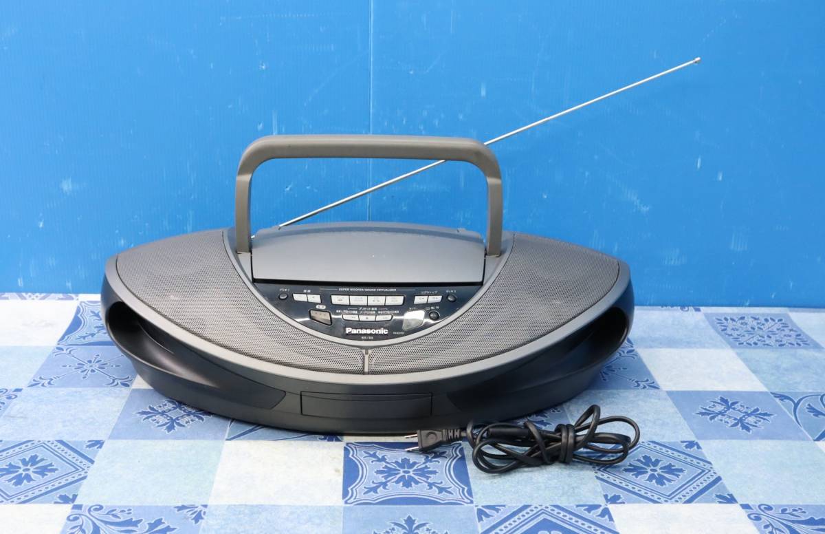 音響機器 ｜CDラジカセ コブラトップ ダブルラジカセ｜Panasonic パナソニック RX-ED707 ｜昭和レトロ リモコンなし ...