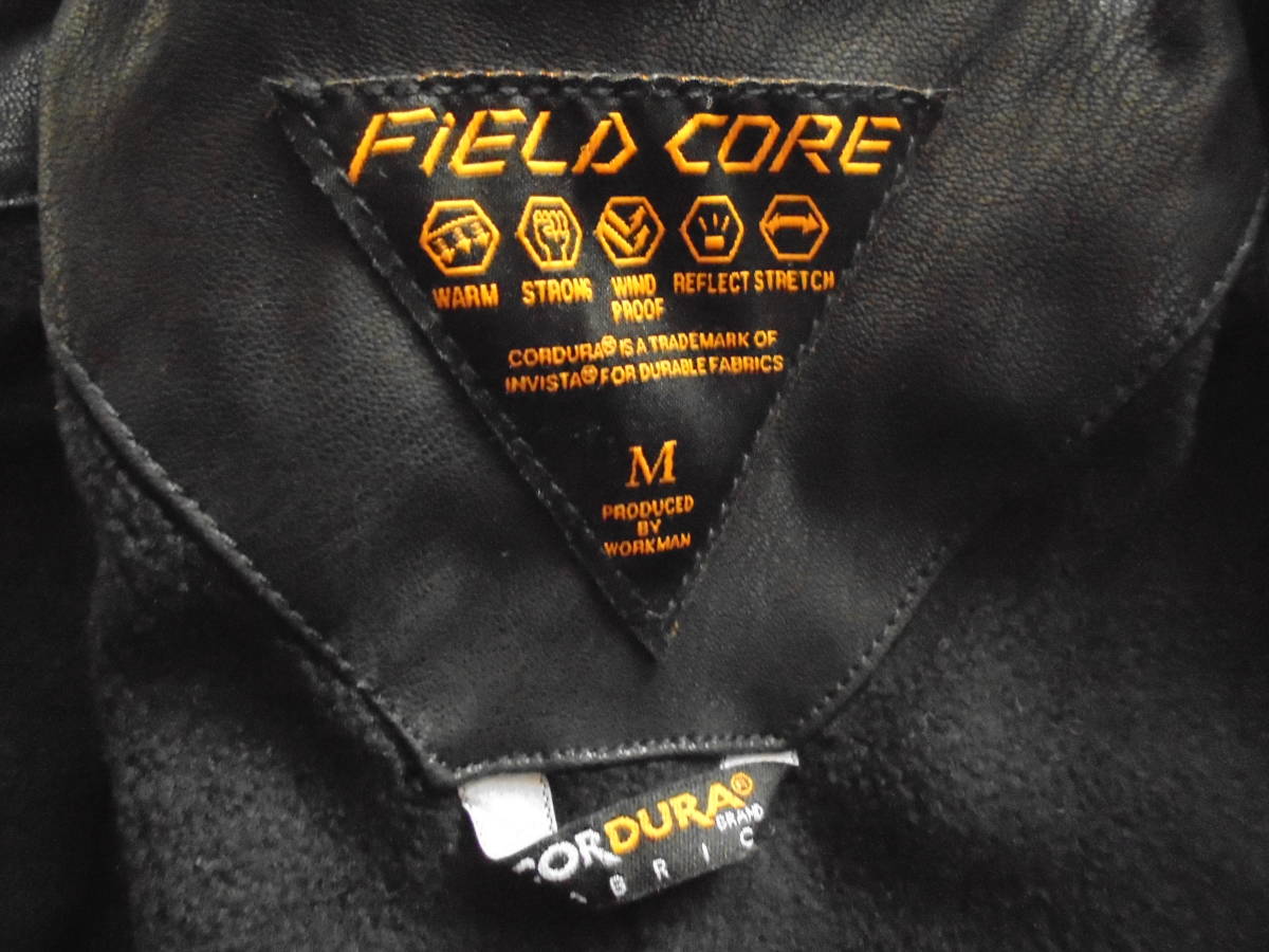 ワークマン WORKMAN フィールドコア FieldCore HJ014 コーデュラ ユーロ ライディングジャケット M ブラック(その他)｜売買されたオークション情報、yahooの商品情報 ...