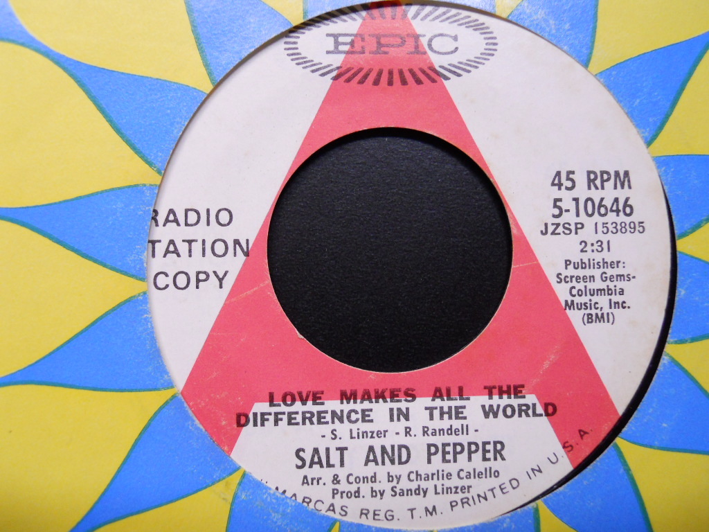 45 SALT AND PEPPER - Love Makes All The Difference In The World/Allison ...