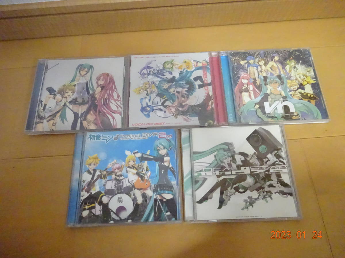 CD 初音ミク 5枚セット VOCALOID BEST/Vocaloanthems/VOCALOSTAR/Project DIVA 2nd ...