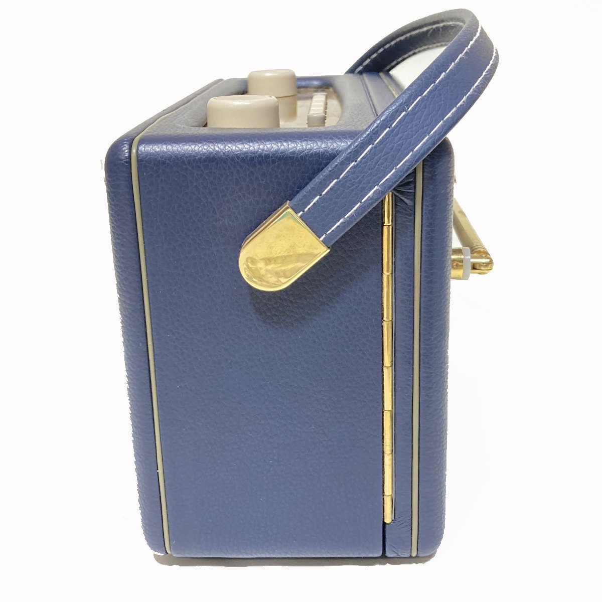 ROBERTS Revival R300 Royal warrant 英国王室の御用達 ラジオ レザークロス仕上げ ブルー ロバーツ(一般 ...