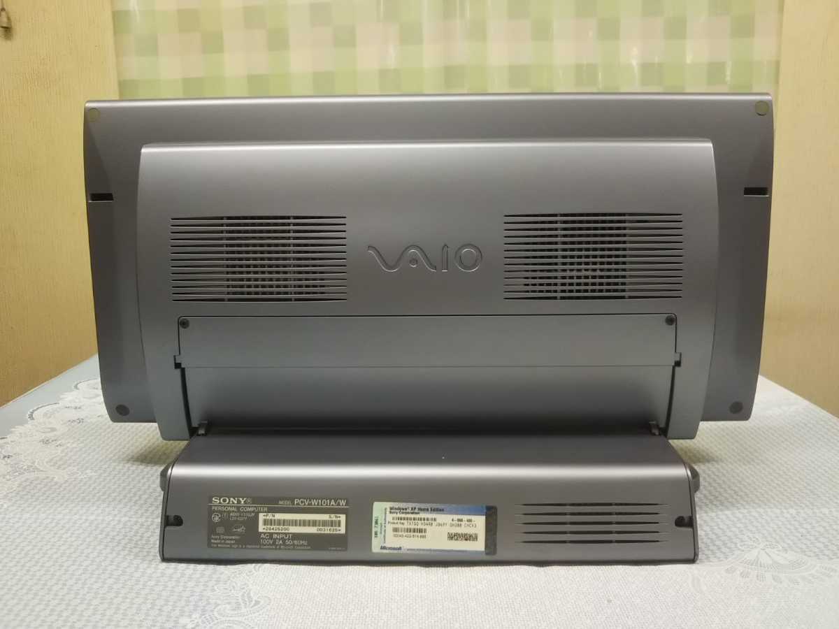ソニー SONY 15.3型モニタ一体型デスクトップパソコン VAIO PCV-W101A/W ジャンク 通電OK(15インチ～)｜売買された ...