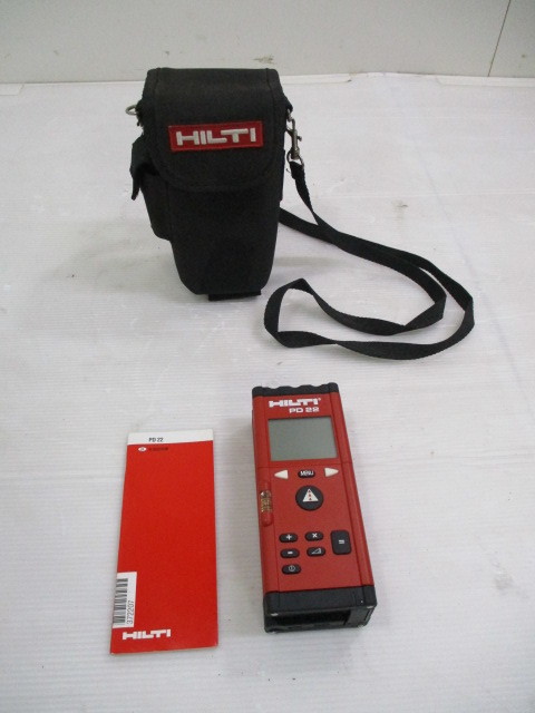 D126 ヒルティ HILTI レーザー距離計 PD22 品 ケース 説明書あり(レーザー距離計)｜売買されたオークション情報、yahooの ...
