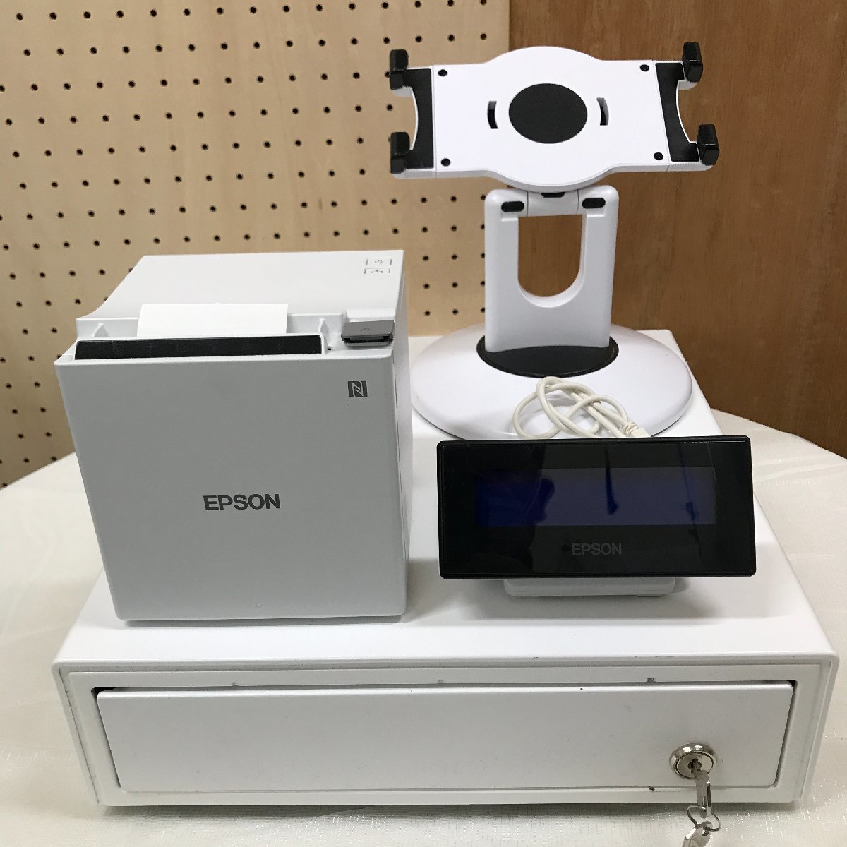 EPSON レシートプリンタ TM-m30II M362 & EPSON カスタマーデイスプレイ DM-D30W A336A & EPSON ...
