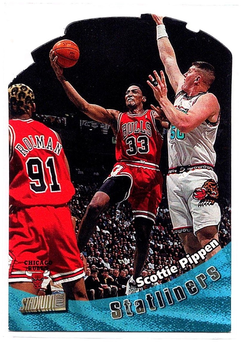 NBA 98-99 TSC Topps Stadium Club Statliners S18 Scottie Pippen スコッティ ピッペン ミント状態品 ダイカット(その他)｜売買され ...