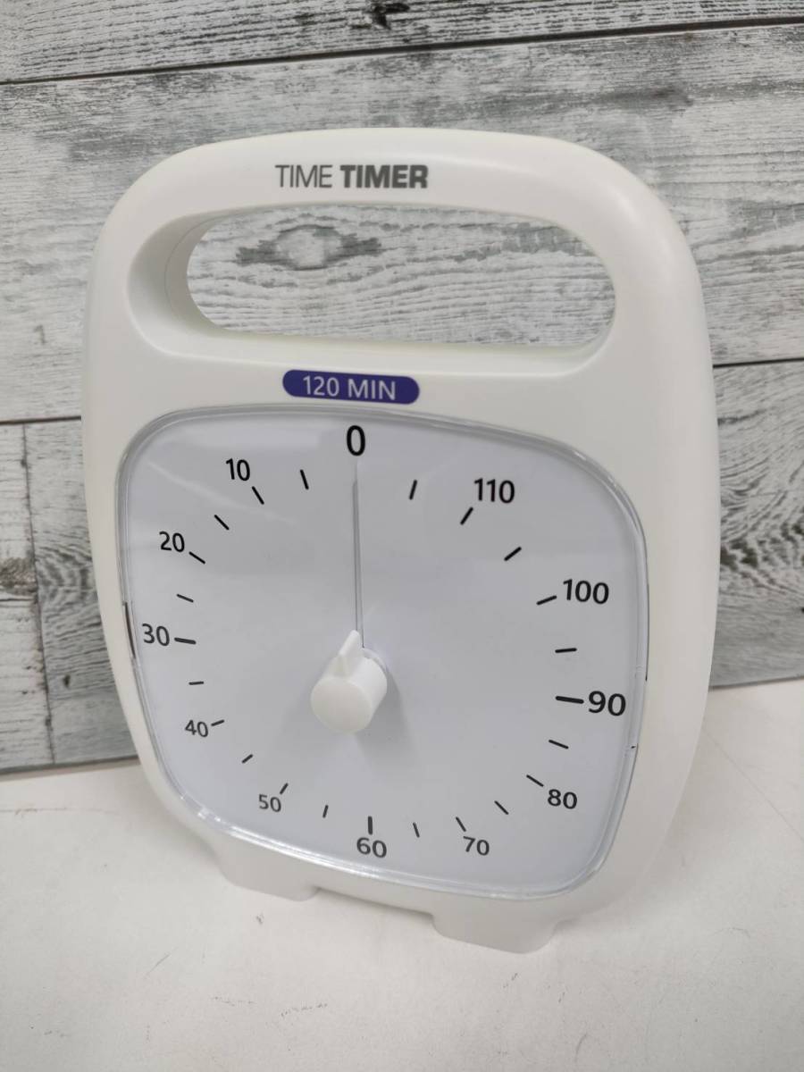 0502s1503 タイムタイマー TIME TIMER 勉強タイマー 120分 プラス ハンドル付き ホワイト 学習アラーム TT120-W(家電、AV、カメラ)｜売買されたオークション情報 ...