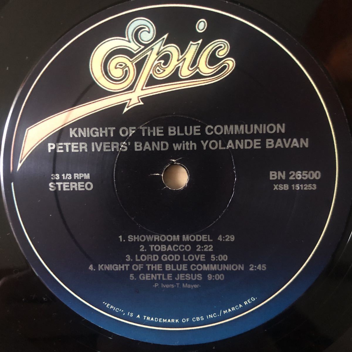 LP PETER IVERS/KNIGHT OF THE BLUE COMMUNION US盤:'69年作:PSYCHE/FREE JAZZを ...
