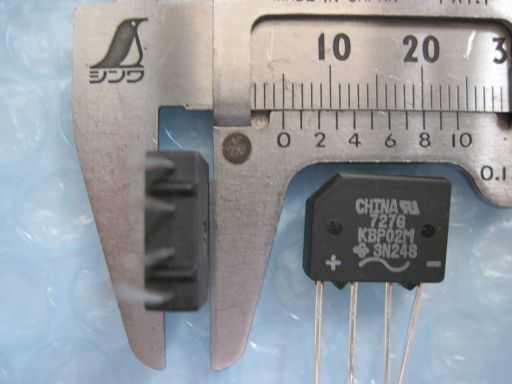 P0014 Vishay ブリッジダイオード KBP02M 3N248 200V 1.5A メーカ 品名が不確か 品 が長期保存品 2個セット ...