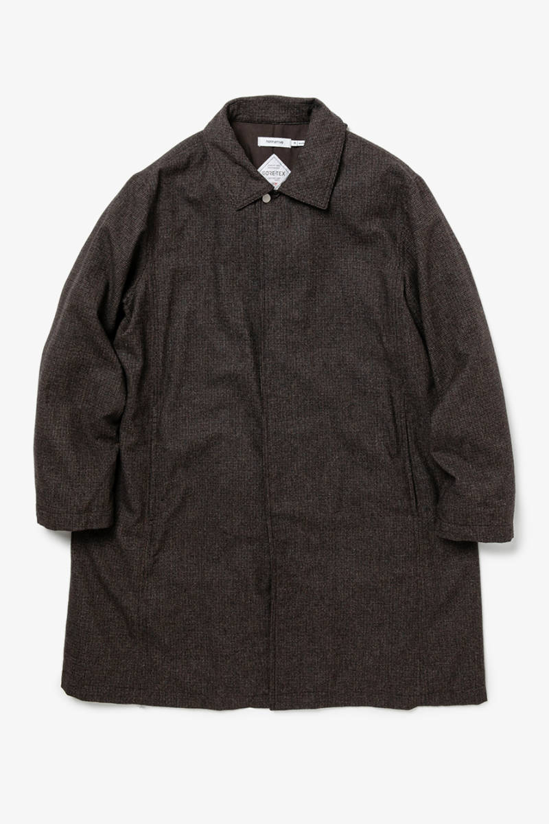 21AW nonnative ノンネイティブ PLOUGHMAN LONG COAT GORE-TEX INFINIUM 3 BROWN コート ツイード comoli(コート)｜売買された ...