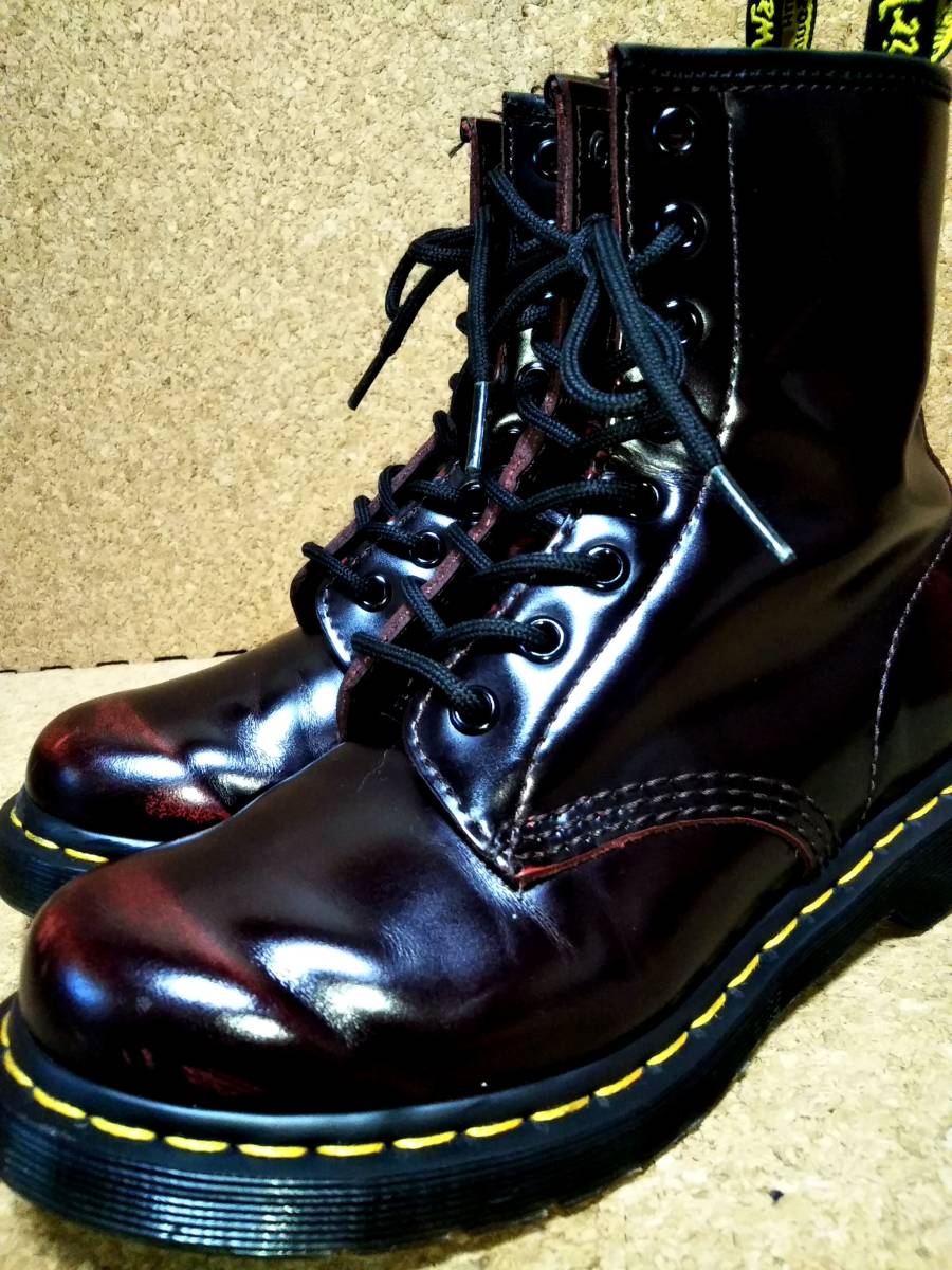 Dr.MARTENS ドクターマーチン 1460W 8ホールブーツ UK4 23cm 8EYE BOOT カラー チェリーレッドアルカディア ...