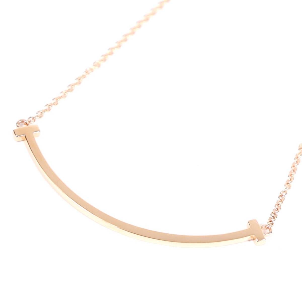 ティファニー Tスマイル ネックレス スモール PG K18 仕上げ済み(ピンクゴールド)｜売買されたオークション情報、yahooの商品情報をアーカイブ公開 - オークファン（aucfan.com）