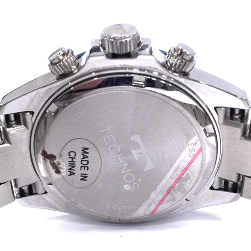 テクノス クロノグラフ クォーツ 腕時計 TSM401SN 稼働品 メンズ 純正ブレス 付属品有り ブラック文字盤 TECHNOS(テクノス)｜売買されたオークション情報、yahooの商品情報 ...