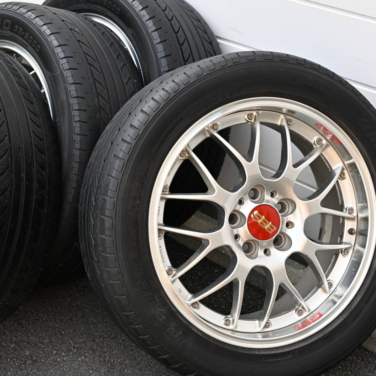 BBS RS-BT RS908 18×7.5 ＋ ブリジストンレグノ REGNO GR8000 235/50 4本セット(ラジアルタイヤ ...