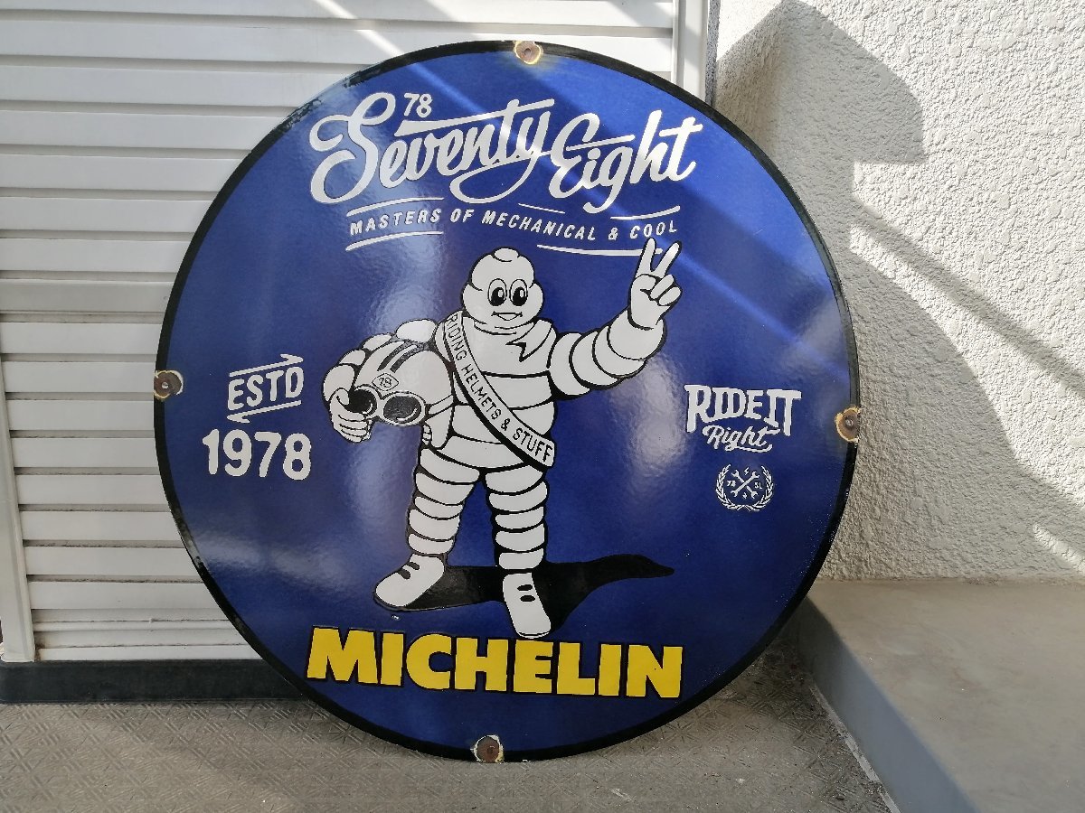 大型直径76cm 看板 MICHELIN ミシュラン ビバンダム フランス 世田谷ベース ガレージ ヴィンテージ アメリカ雑貨(看板)｜売買されたオークション情報、yahooの商品情報を ...