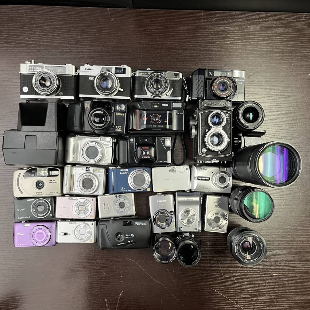 R041 10300 -324 カメラ レンズ まとめ 約10Kg 状態様々 部品取り CANON PENTAX Kikon(その他)｜売買さ ...