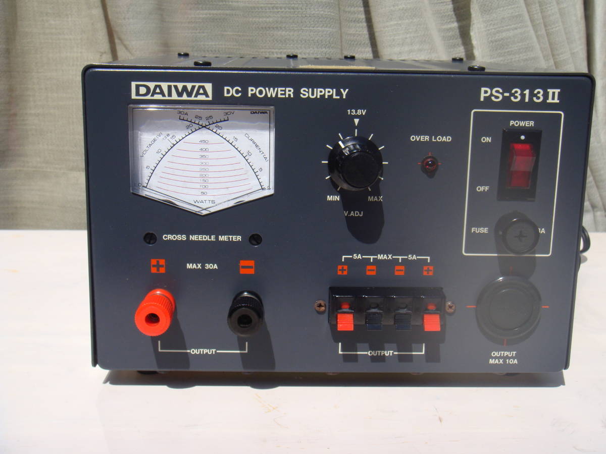 DAIWA 安定化電源 PS－313Ⅱ トランス式 最大30A クロスメーター(アクセサリ)｜売買されたオークション情報、yahooの商品情報をアーカイブ公開 - オークファン（aucfan.com）