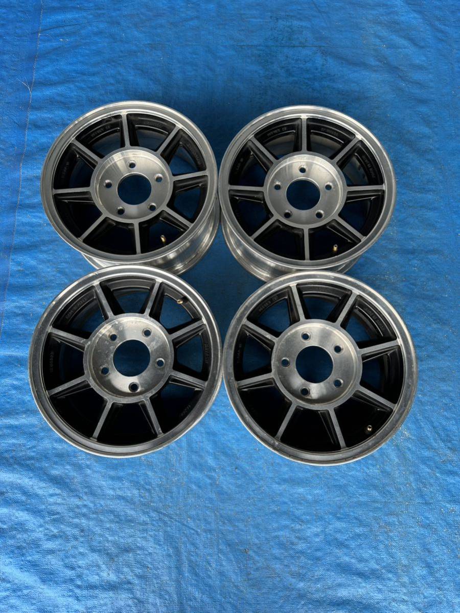 ハヤシストリート HAYASHI STREET 13インチ5.5J 5穴PCD114.3オフセット23 アルミホイール4本セットレア(5穴 ...