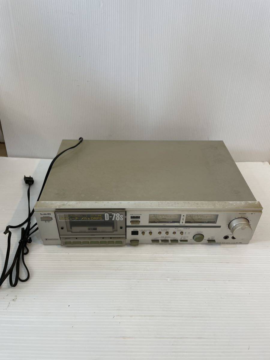 ① D-78s コンピューター メガ＆DRPS Lo-D ステレオ デスク STEREO CASSETTE DECK カセットデッキ ...