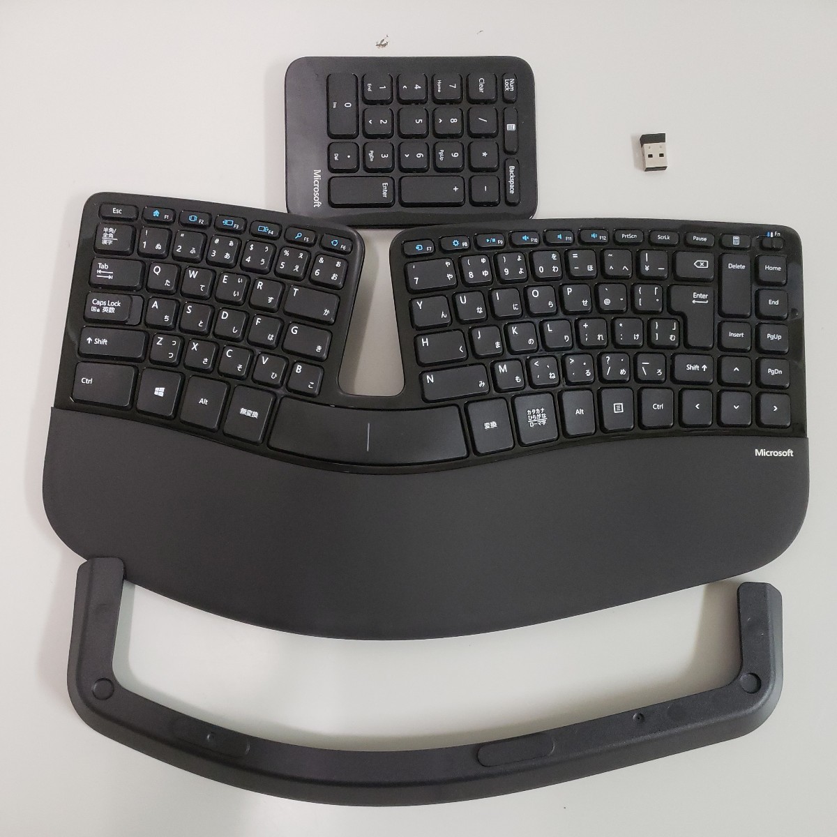 503y2002 microsoft model 1559 キーボード ワイヤレス Sculpt Ergonomic Keyboard テン ...