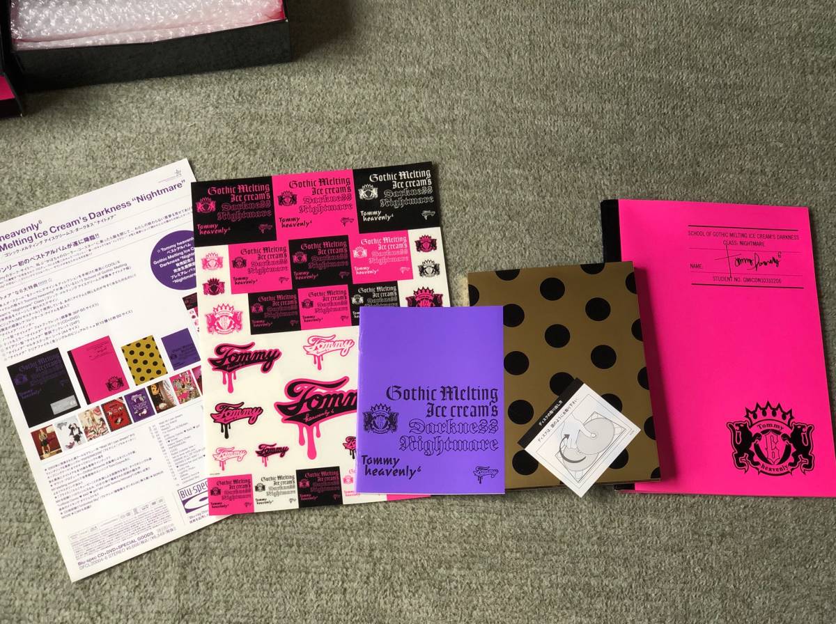 Tommy Heavenly6/Gothic Melting Ice Cream's Darkness Nightmare Blu-Spec CD DVD 2枚組 完全生産限定盤 BSCD ...