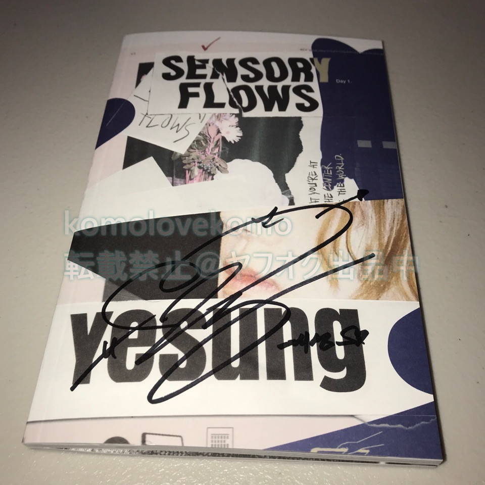 イェソン SUPER JUNIOR 韓国ソロ1集 Sensory Flows DAY.1 ver.CD 直筆サイン(SUPER JUNIOR ...