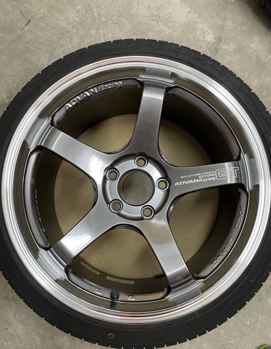 ADVAN RACING GT beyond 18インチ 114.3 5h 9.5j +45 2本 アドバン RAYS レイズ TE37 ...