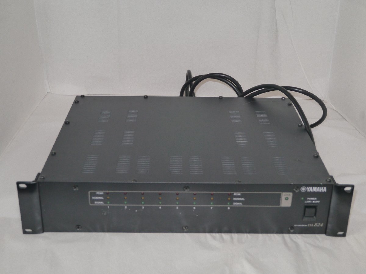 YAMAHA DA824 8CH/24bit構成のDAコンバーター MY8-AE 8IN/8OUT AES/EBU 対応 bit長24bit ...