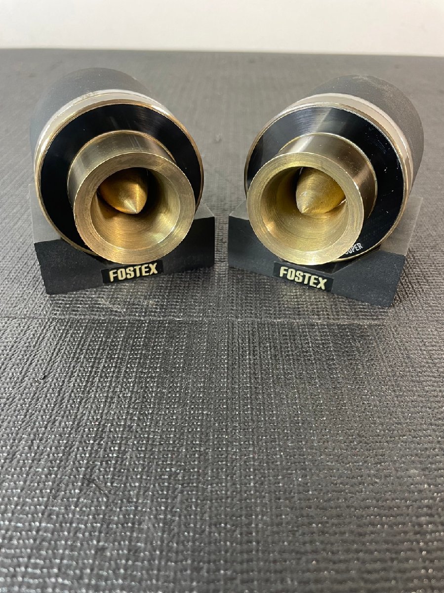 JM S300860 FT90H FOSTEX SUPER TWEETER フォステックス ホーン型スーパーツイーター ペア ゴールド 純正 ...