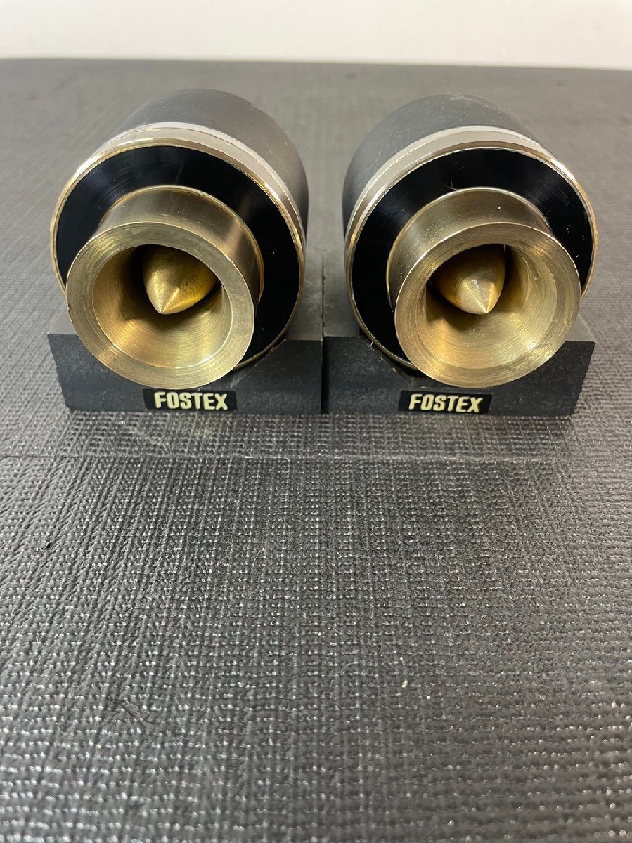 JM S300860 FT90H FOSTEX SUPER TWEETER フォステックス ホーン型スーパーツイーター ペア ゴールド 純正 ...
