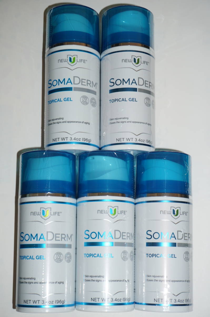 限定特価 5個セット NEW U LIFE ソーマダーム SOMA DERM HGHジェル 96g×5個 TOPICAL GEL 2024年9 ...