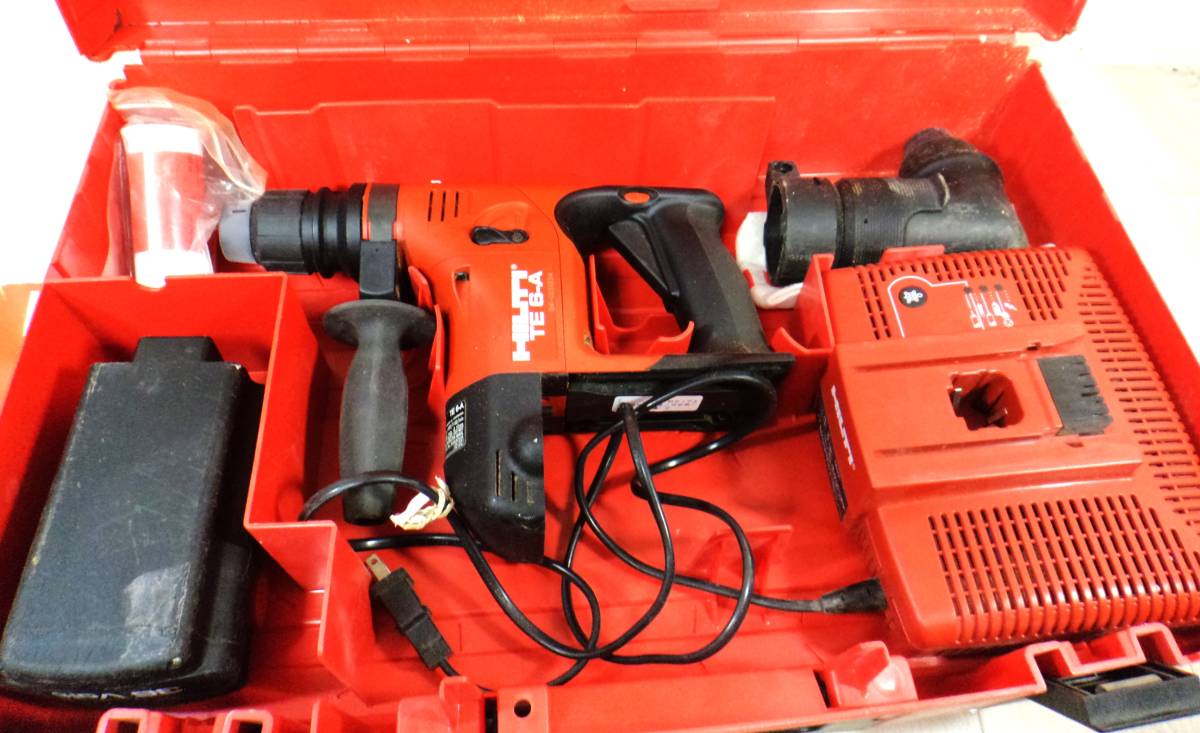 HILTI TE6-A 充電式ハンマードリル ケース付き 電動工具(本体)｜売買されたオークション情報、yahooの商品情報をアーカイブ公開 - オークファン（aucfan.com）