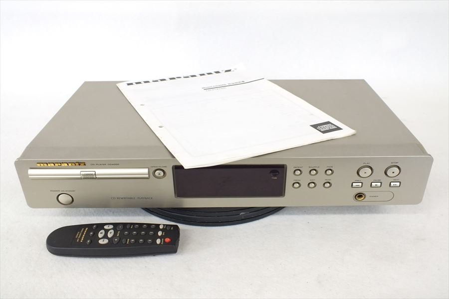 marantz マランツ CD4000/F3N CDプレーヤ 取扱説明書あり リモコン有り 230402M4247(マランツ)｜売買された ...