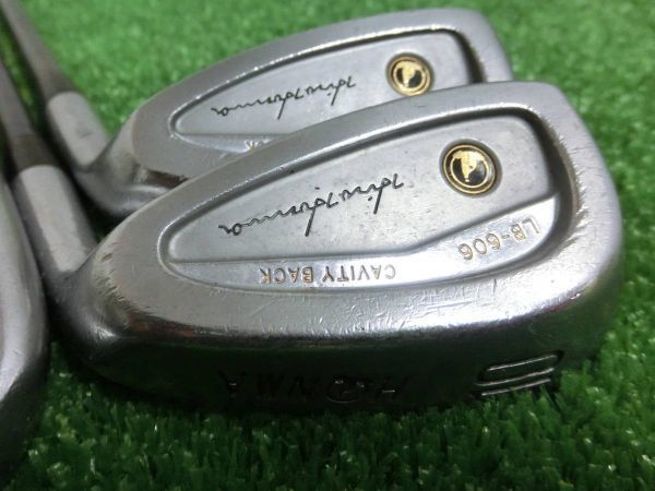 HONMA ホンマ LB-606 CAVITY BACK 黒モグラ / 8番 11番 アイアン 4本セット 純正シャフト 2星 TITANIUM CARBON フレックス S-2 A1595 ...